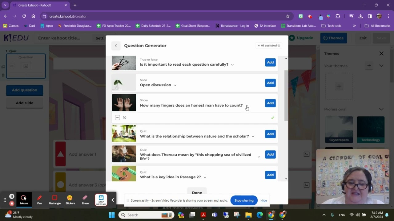 Tech Tip Kahoot AI using PDF