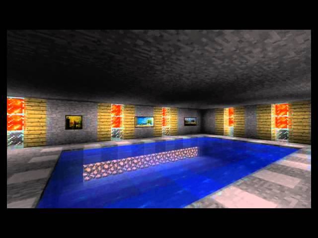 Pool Lighting System (Using Pistons) Minecraft Map