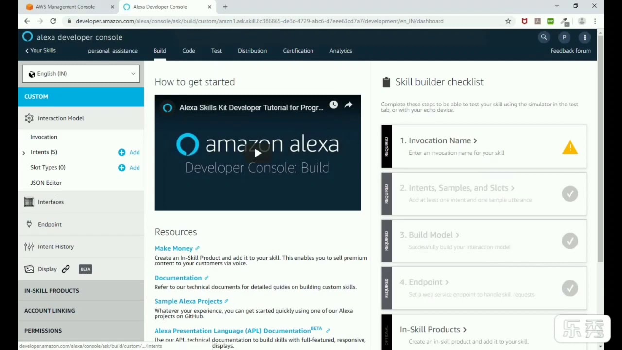 Alexa skills development-Part1