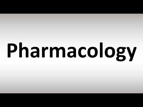 How to Pronounce Pharmacology