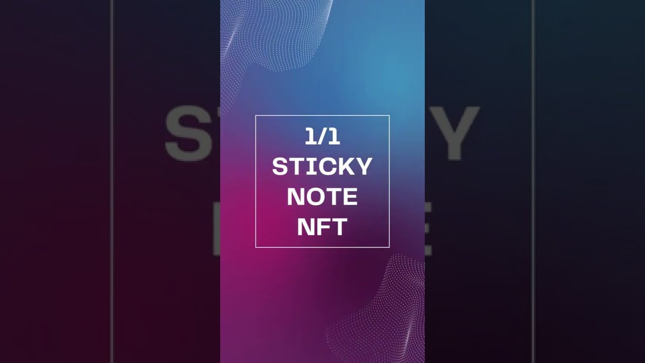 Stupid Sticky NFT