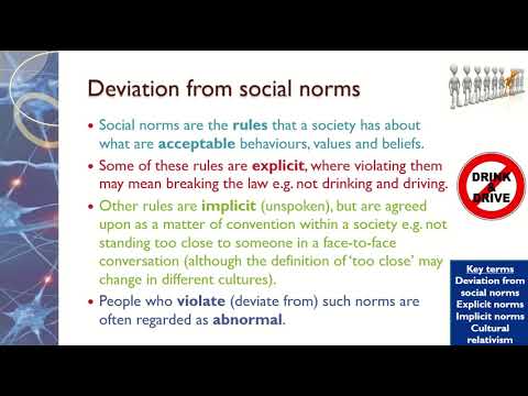 Deviation from Social Norms