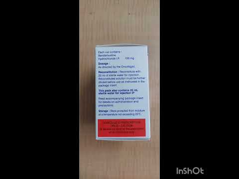 Bendamustine Injection - Bendit Bendamustine Injection Latest Price ...