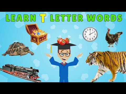Teach Toddlers Terrific Things that Start with T - ABCs for KIDS