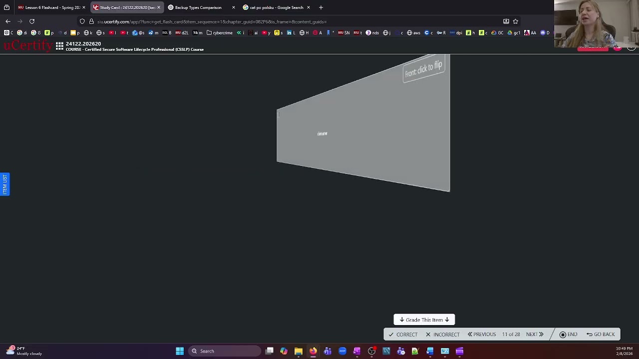 UCertify Elements of Security Flashcards