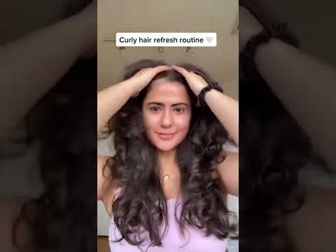 Curly hair refresh routine | Victoria Gabriela