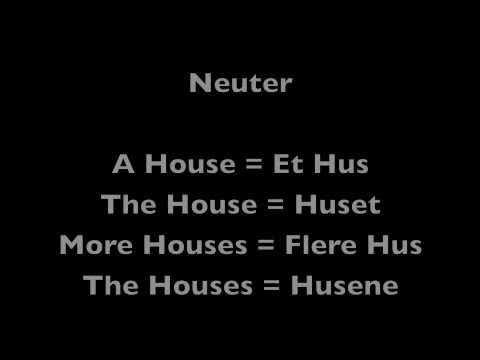 Norwegian Lesson 7 - Nouns and Adjectives