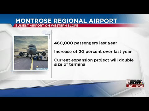 Montrose Airport is the busiest airport on the western slope