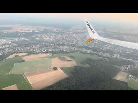 Landing at Paris Beauvais Airport (BVA) 2/8/24