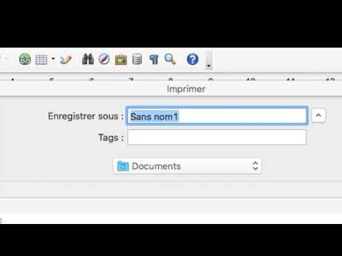 Texte word en PDF sous Mac