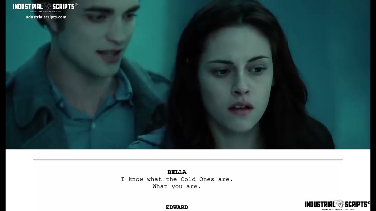 Classic Movie Scenes: TWILIGHT (2008) // Bella Knew Edward Is a Vampire // Script-to-Screen