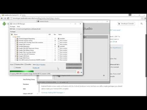 Update packages with SDK Manager in Android Studio