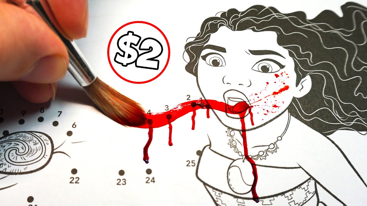 HORROR Artist vs $2 DISNEY 
