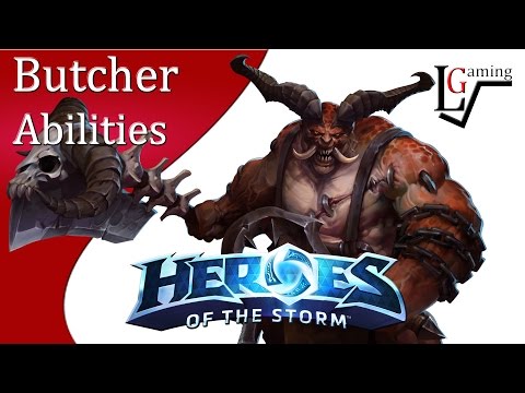 HotS Video: The Butcher Gameplay (Abilities) on HeroesFire