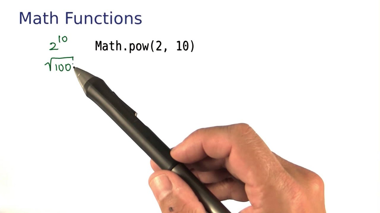 Math Functions - Intro to Java Programming