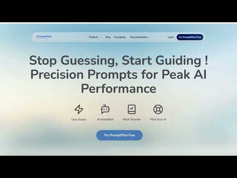 PromptPilot Demo: From a Messy Idea to an Expert AI Co-Pilot