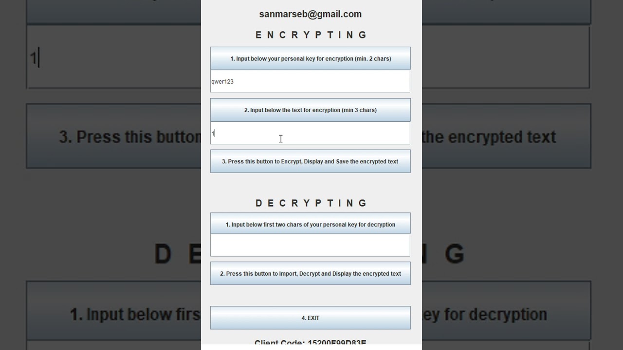CodecMSS_DEMO: Encode and Decode Text in Any Language with a Custom Key in WINDOWS or ANDROID