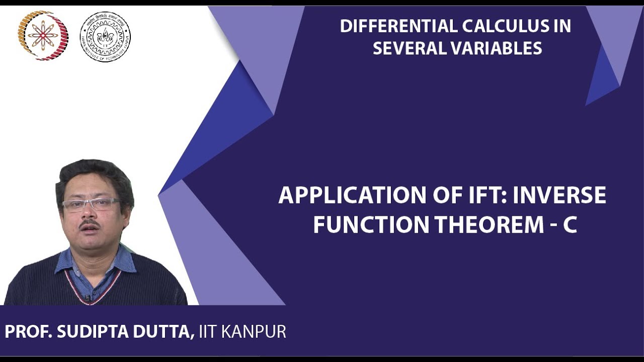 Application of IFT: Inverse Function Theorem - c