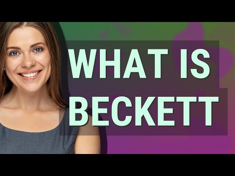 Beckett | meaning of Beckett