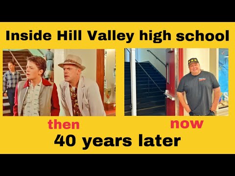 Inside Hill Valley High School 40 years later Back to the Future Movie Locations then/now 2025