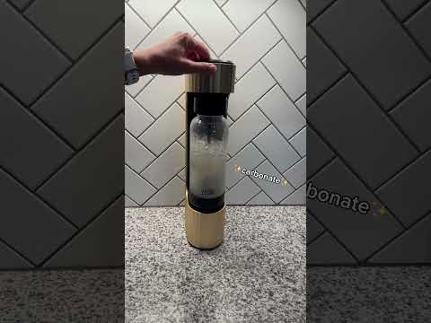 qarbo LUXE Ginger Basil Grapefruit Fizz Recipe by Nicole