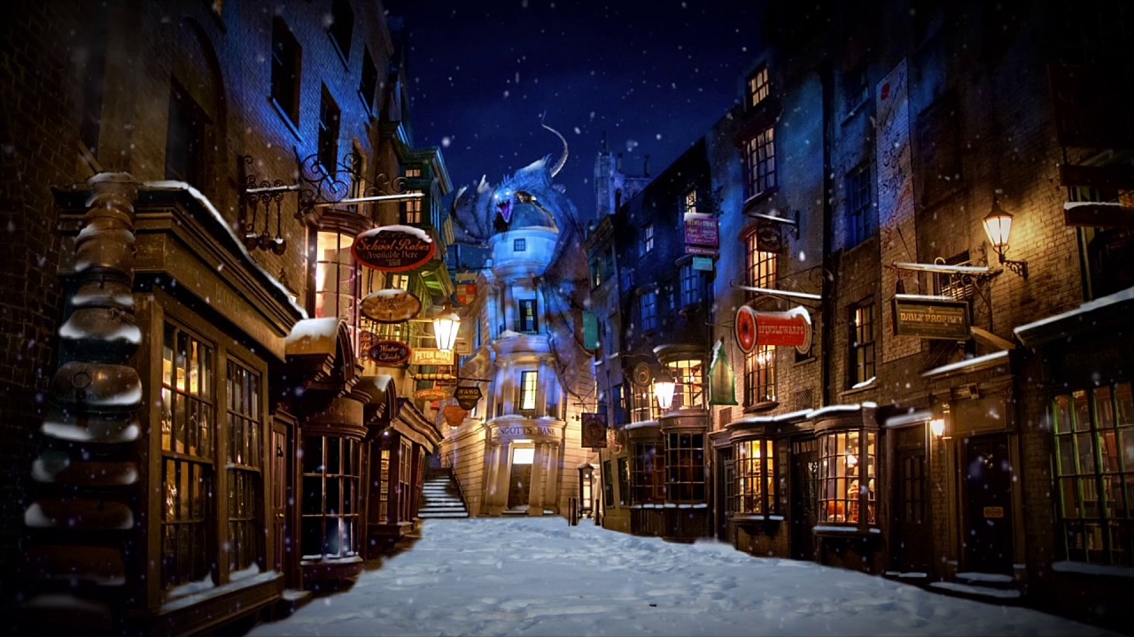 Harry Potter Diagon Alley Animated Wallpaper - http://www.desktophut.com