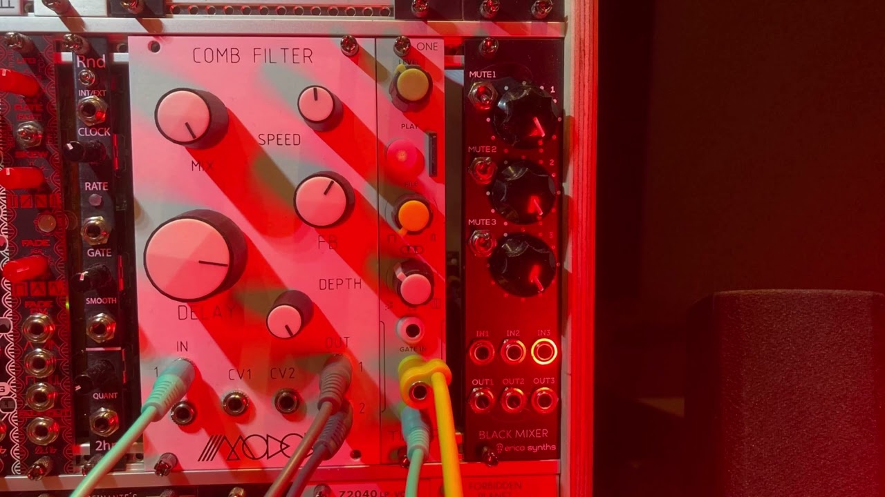 First Sounds with Modor Comb Filter