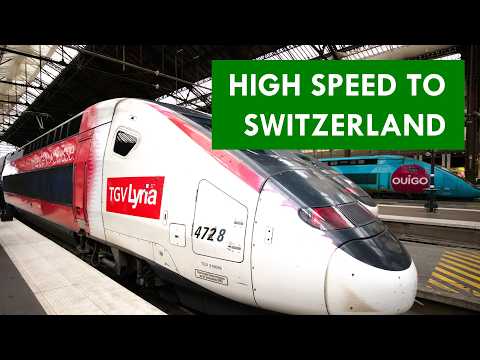 Paris to Switzerland at 320 km/h: TGV Lyria train in first class