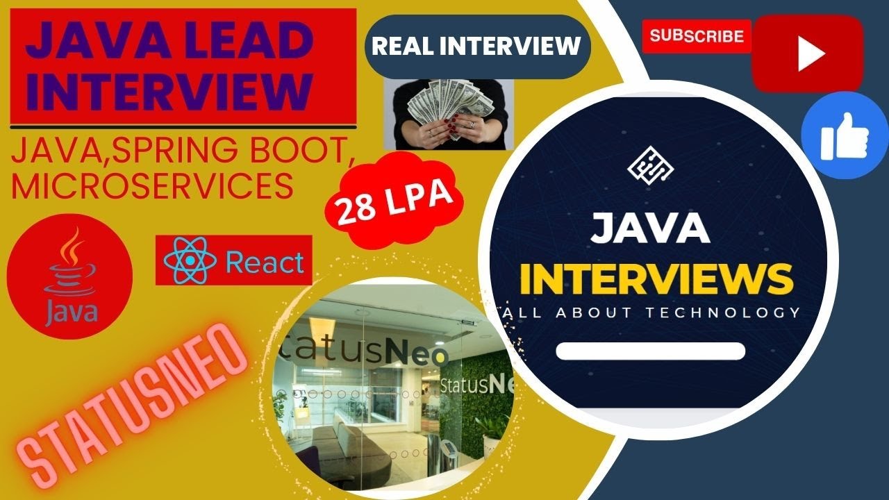statusneo interview Questions | java interview questions  | Java 8 coding Interview |Microservices