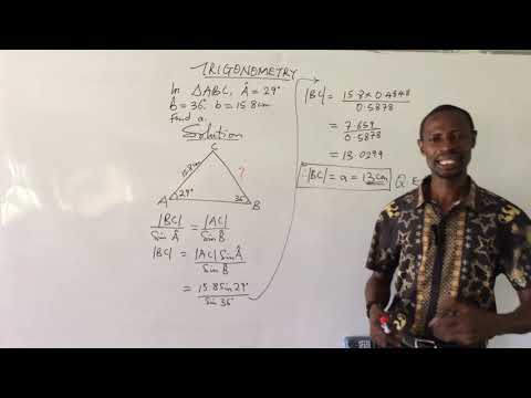 How To Solve Triangles Using Sine Formula