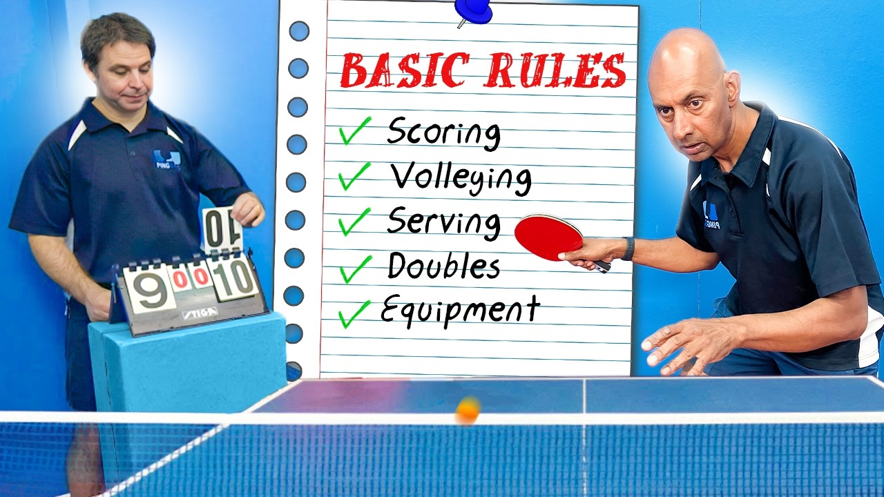 Basic Rules of Table Tennis – A Beginner’s Guide