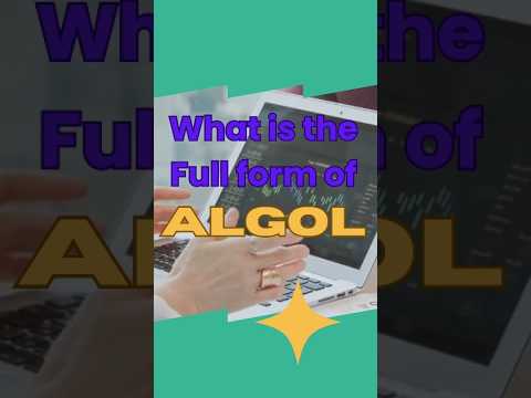 What is the Full form of ALGOL.@CodeBuzz-v4d #coding #howtolearncodingforbeginners #education