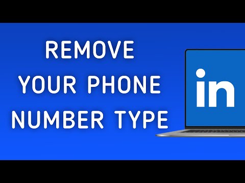 How To Remove Your Phone Number Type On LinkedIn On PC (New Update)