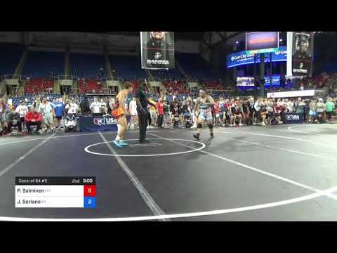182 Lbs Consi Of 64 #2 - Paolo Salminen, Montana Vs Justin Soriano, New York F527