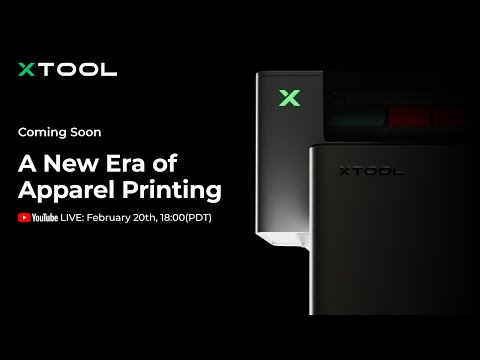 [Official Teaser] xTool Apparel Printer - Print Stunning Apparel in One Click!