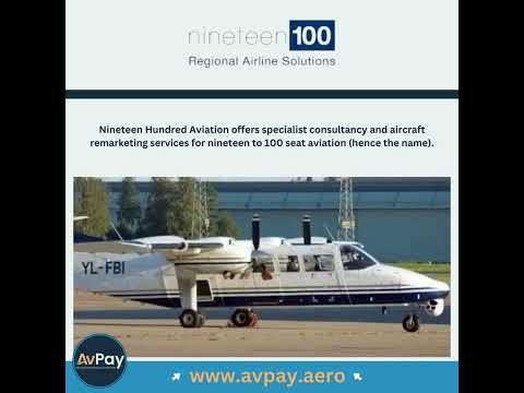 Nineteen100, Regional Airliner Broker based in the UK