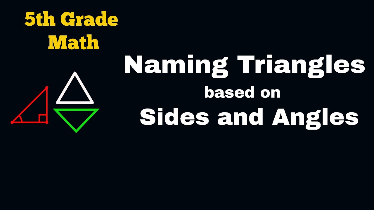 Classify Triangles | Definition | Types | Examples | 5th Grade Math | @darrionmayemathmax