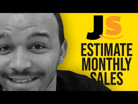 Jungle Scout Tutorial: How To Estimate Monthly Sales On Amazon FBA