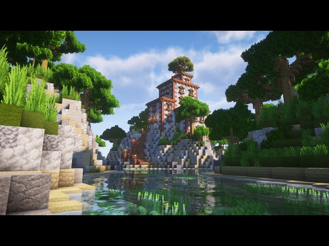 48H to Build a House in Nature Minecraft Map