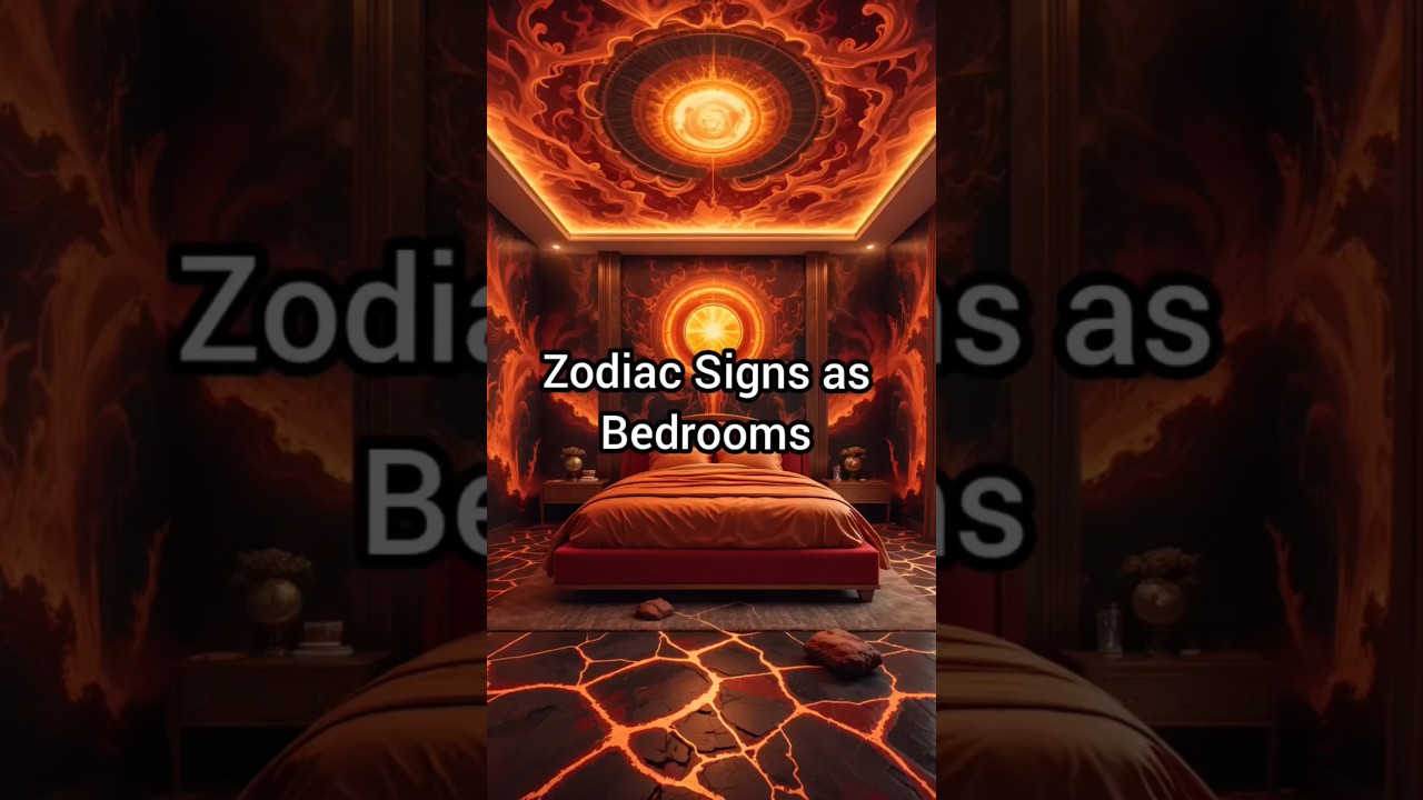 Zodiac Signs as Bedrooms | Ai Generated