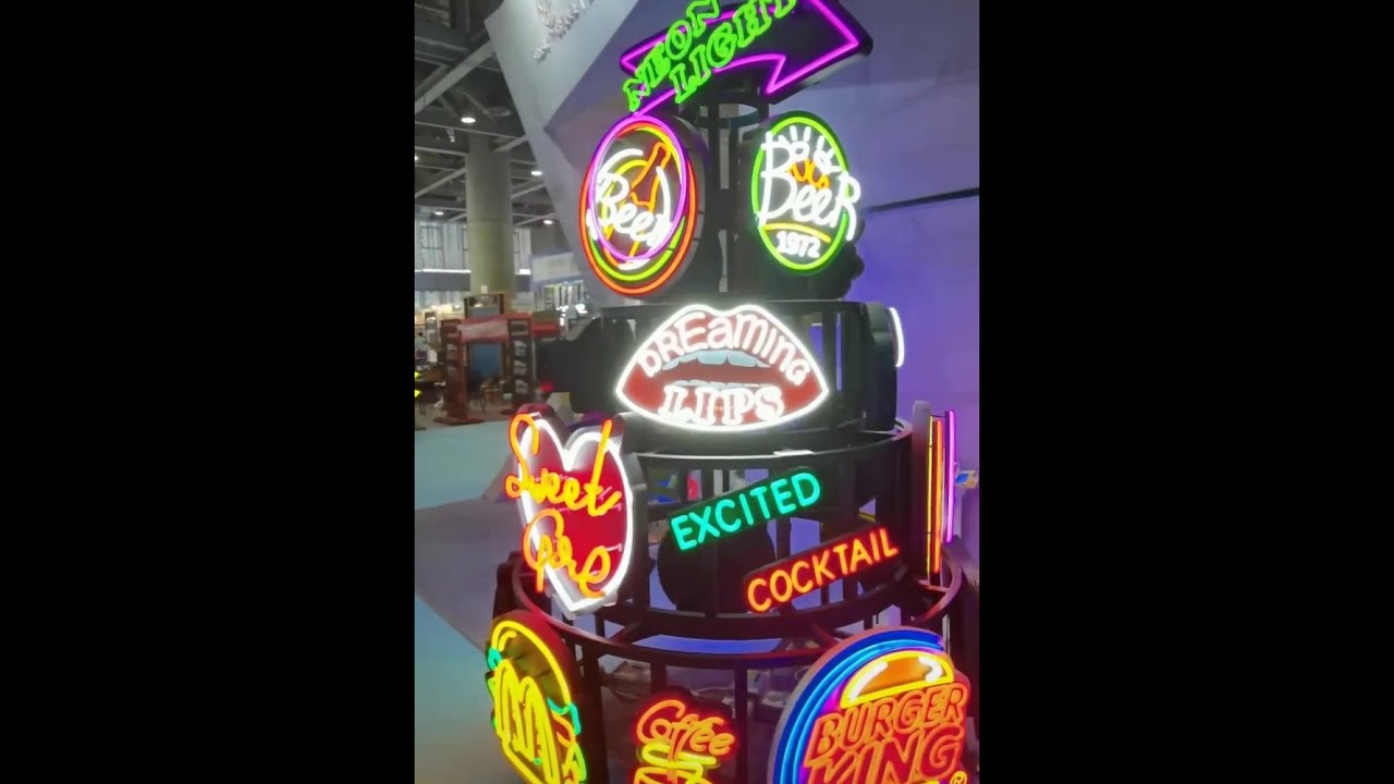 Music Coffee Bar Restaurant Led Neon Illuminated Sign Letter Manufactured By RECHI