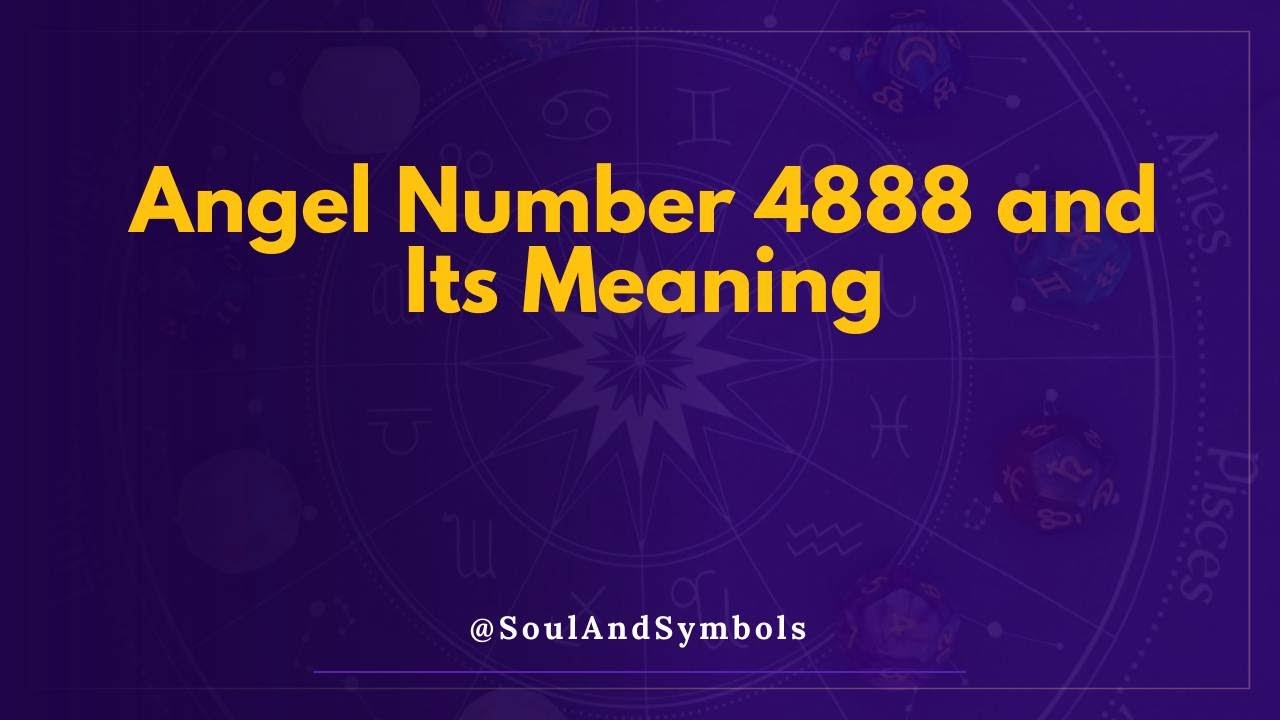 Angel Number 4888 and Its Meaning | 4888 Meaning 💫