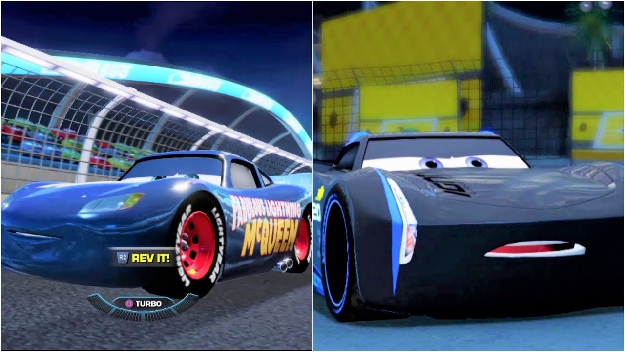 Cars 3 Fabulous Lightning McQueen vs Jackson Storm Final Race
