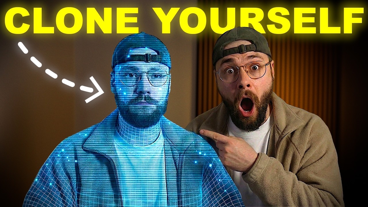 How to Clone Yourself With AI and NEVER Film Again