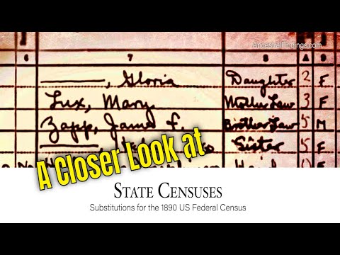 AF-429: State Censuses: Substitutes for the 1890 US Federal Census | Ancestral Findings Podcast