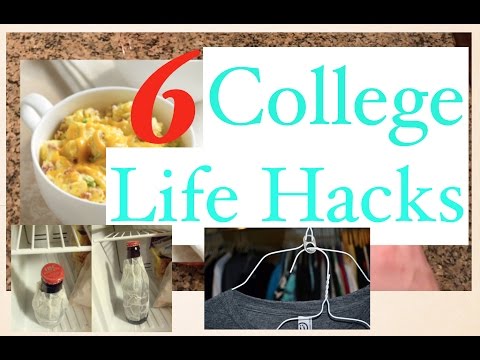 6 College Life Hacks for LAZY College Students!!! 2016 // Eric Garske