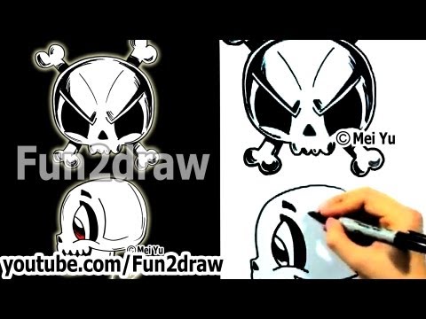 Fun2draw Skull | *Fun2draw Stars* by The Funny Drawers