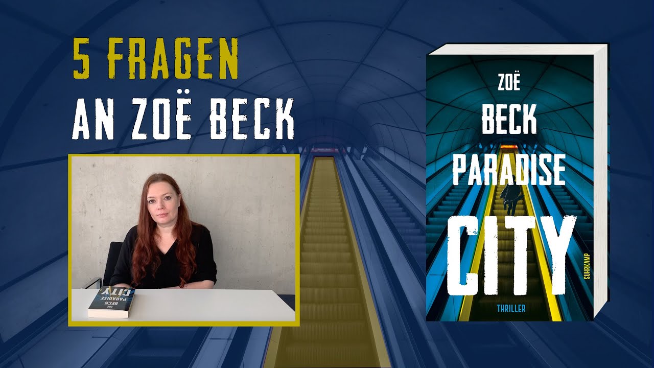 Zoë Beck spricht über ihren Thriller Paradise City. Video auf suhrkamp.de