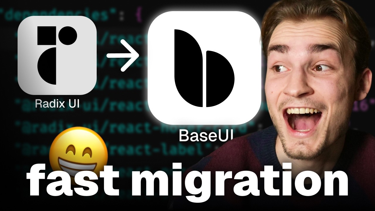 Radix UI → Base UI (in 3min)