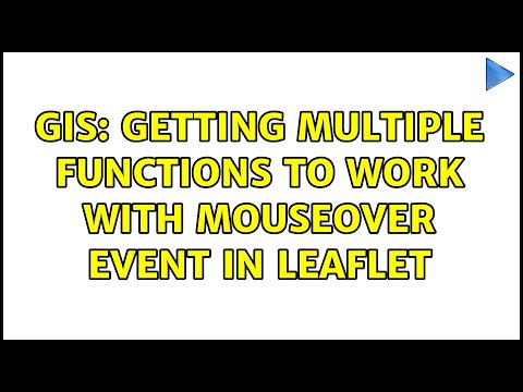 GIS: Getting multiple functions to work with mouseover event in Leaflet